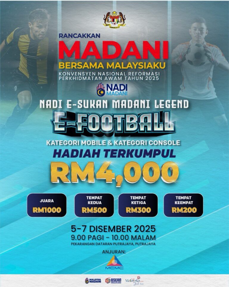 PERTANDINGAN NADI E-SUKAN MADANI LEGEND – EFOOTBALL RANCAKKAN MADANI 2025 – NADI Bukit Bunga